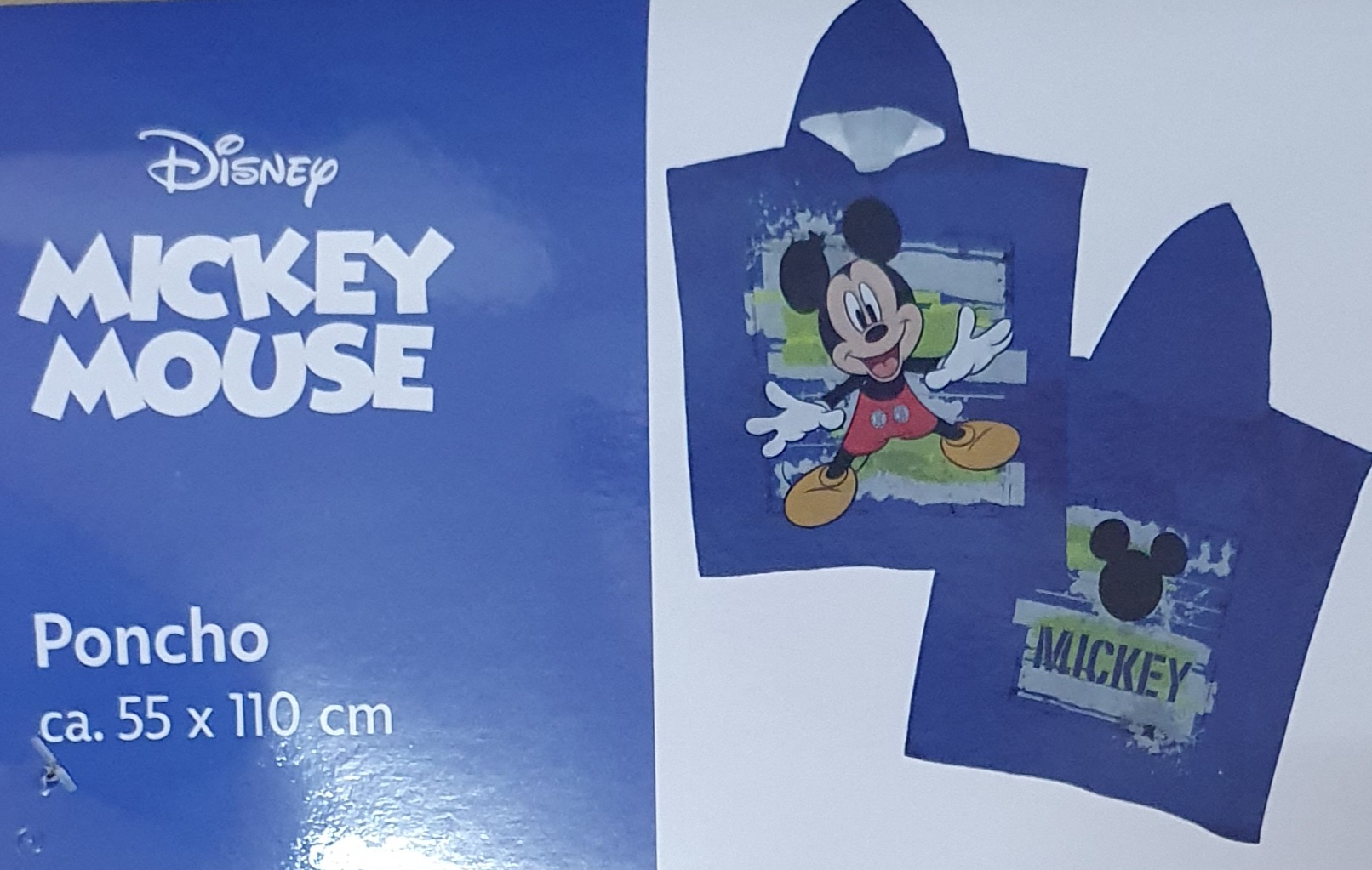 Poncho Disney Mickey Mouse - Tu Toalla de Playa